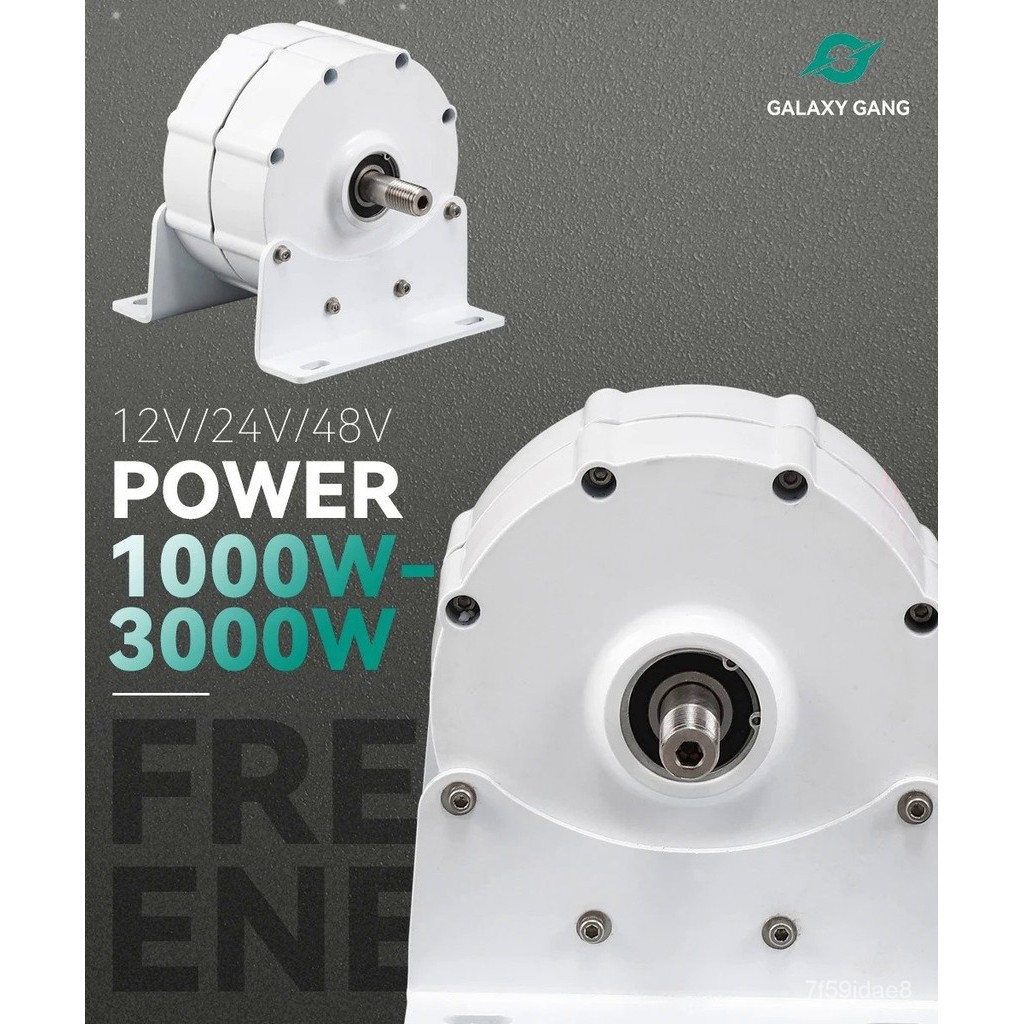 Electric Generator Wind Dynamo Water Turbine 1000W 2000W 3000W 12V 24V ...