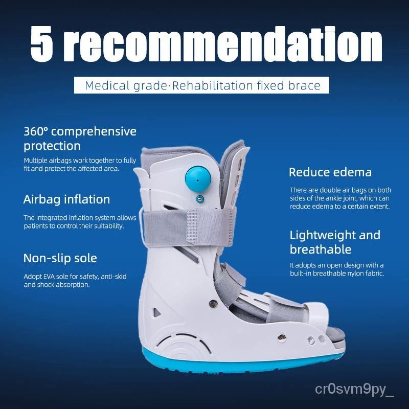 Air Cam walker boot ankle joint fixed support ankle sprain fracture ...