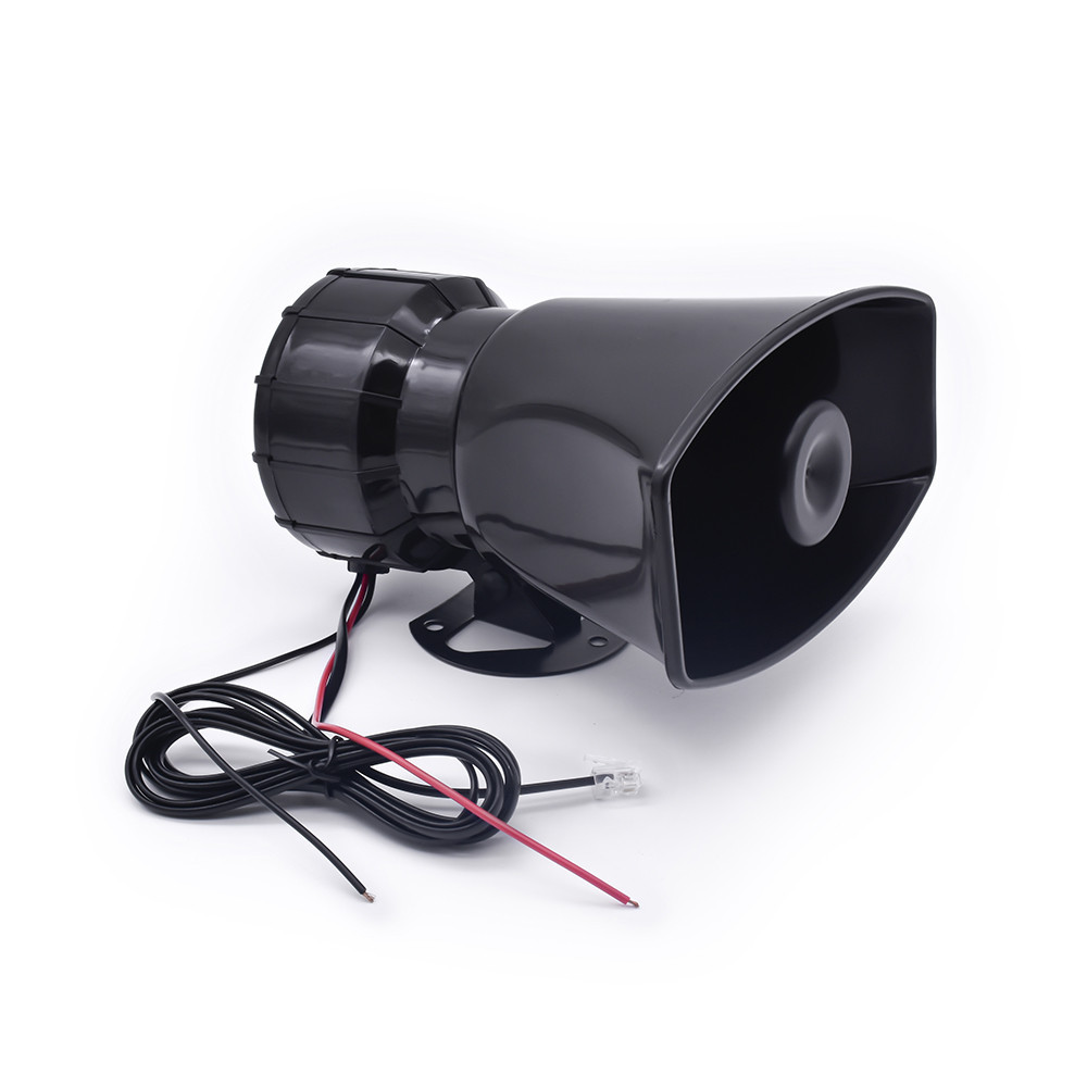 New 12V 7 Tone Sound Car Siren Horn Megaphone With Mic PA Speaker ...
