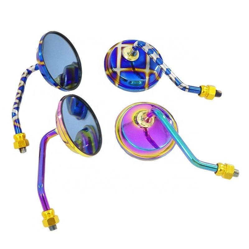 CQJB High Quality Motorcycle Rearview Mirror Dune Buggy Colours Burn ...