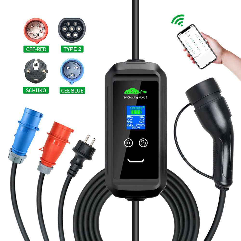 SAE J1772 IEC 62196 type 1 type 2 gbt 16a 32a amp 3kw 7kw 11kw 22kw 32a ...