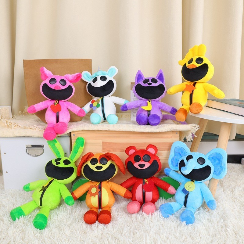 Wholesale Best-selling Smiling Critters Horror Animal Series Purple Cat ...
