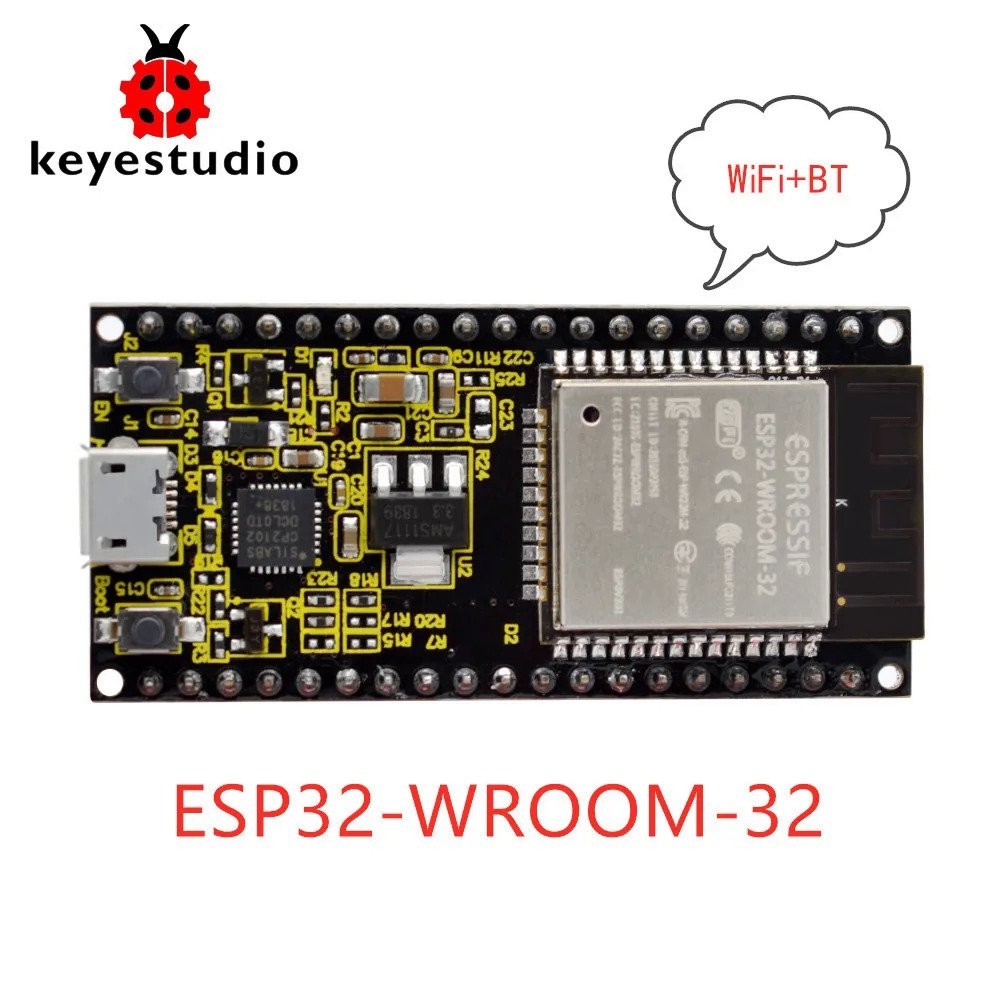 Keyestudio ESP32-WROOM-32 Module Core Board Bluetooth-compatible and WIFI MCU For Arduino ESP32 ...