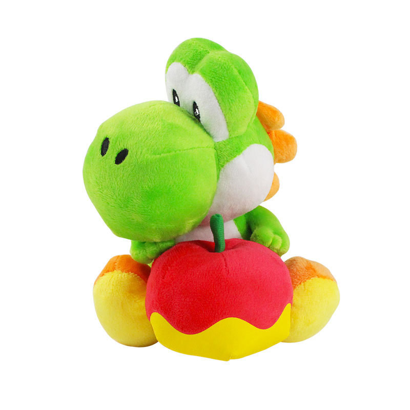 Supermario Yoshi Dinosaur Plush Doll Toy Hug Apple Yoshi Dragon Plush ...