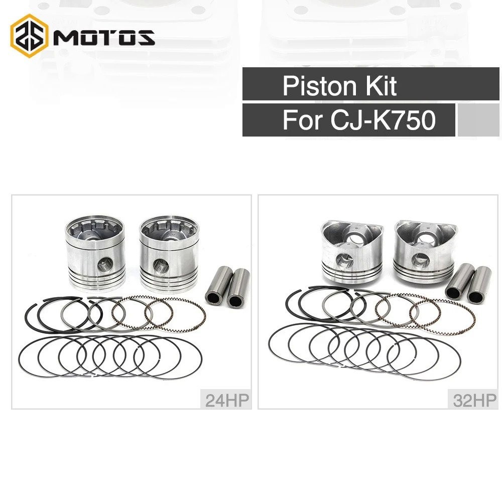 ZS MOTOS Ural CJ-K750 M72 Motor 24HP 32HP 750cc Engine Pistons With ...