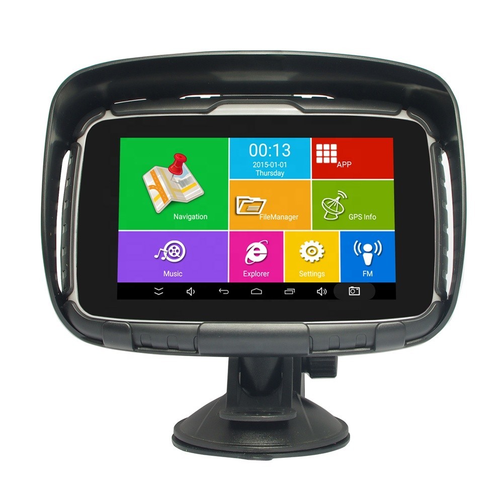 5 Inch Waterproof Gps Motorcycle Navigator Android Portable IP67 OEM ...