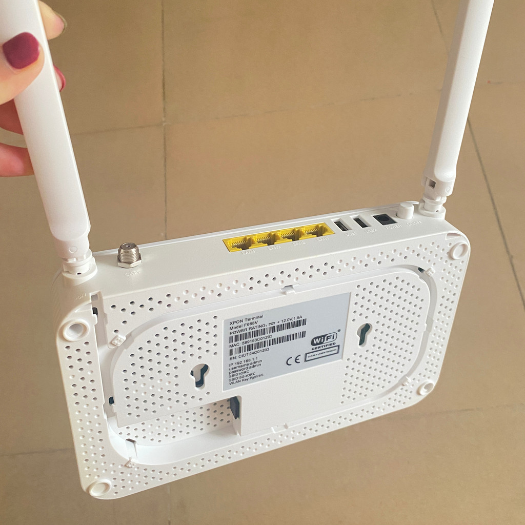 100% Original New Zte Zxhn F668V Dual Band Ont With Catv 4GE Gpon Onu ...