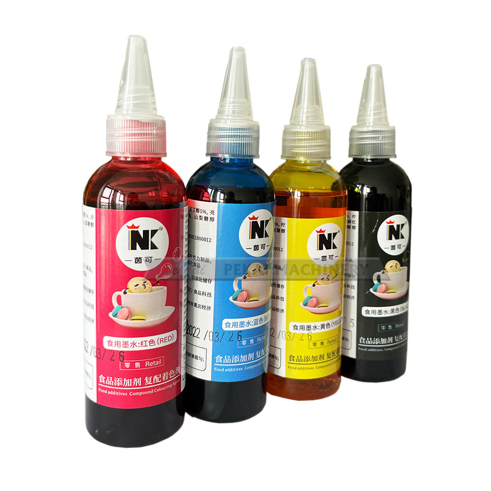 Edible Ink CMYK 100ml/bottle Food Printer Printing Ink | Shopee Philippines