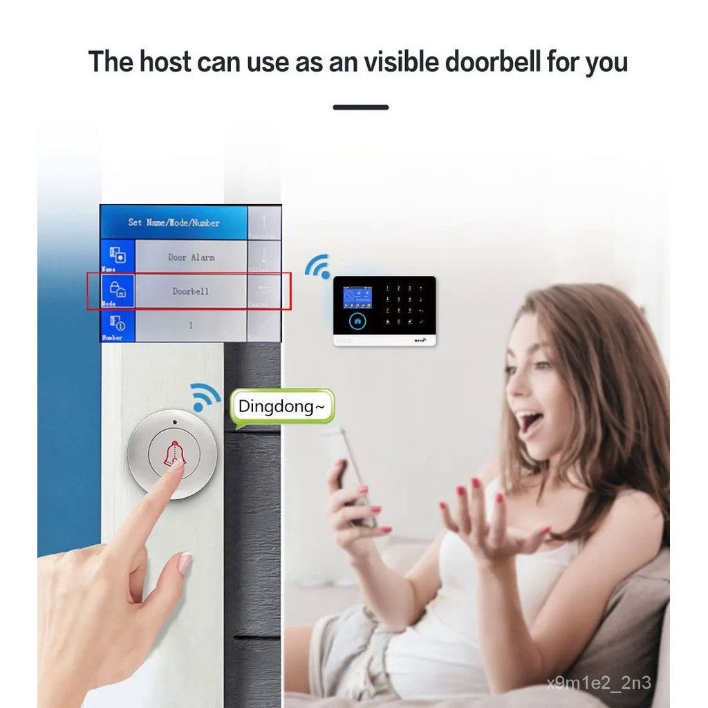 GauTone PG103 Alarm System for Home Burglar Security 433MHz WiFi GSM Alarm Wireless Tuya Smart ...