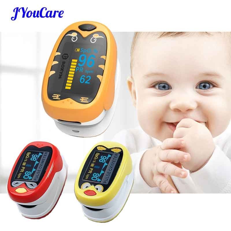 JYouCare Rechargeable fingertip Pulse Oximeter Pediatric Oximetro ...