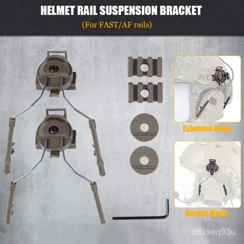 Tactical Helmet Accessories Type Headset Holder Fast Helmet Rail ...