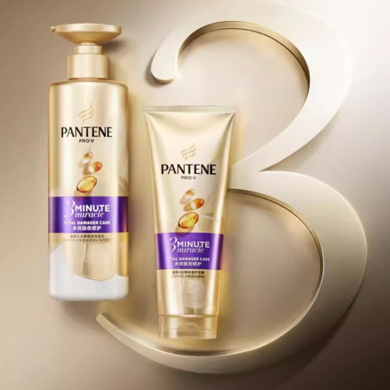 Pantene PRO-V 3 Minute Miracle Series Total Damage Care Shampoo 470ml ...