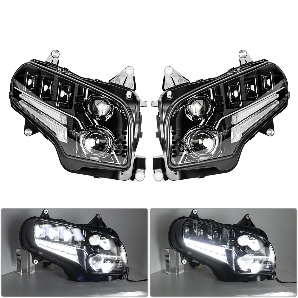 120W Goldwing Motorcycle Headlight GL 1800 LED Lights With DRL Lamp For ...