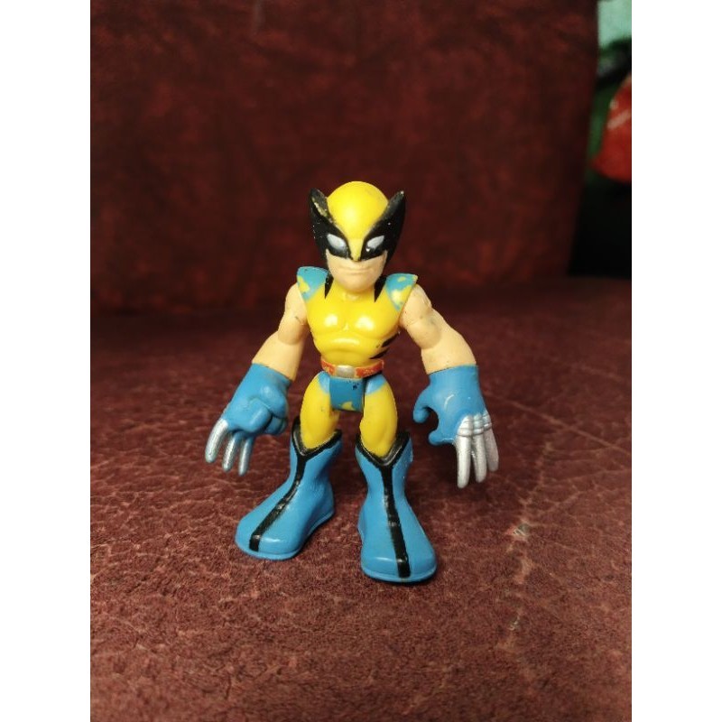 Variant Blue Stripes MARVEL Super Hero Adventures Rare Wolverine 2.5 ...