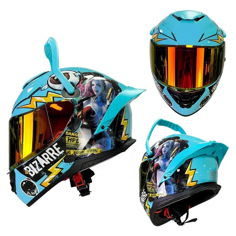 Dot Full Face Flip Up Capacete Casque Casco de Moto Casque predator ...