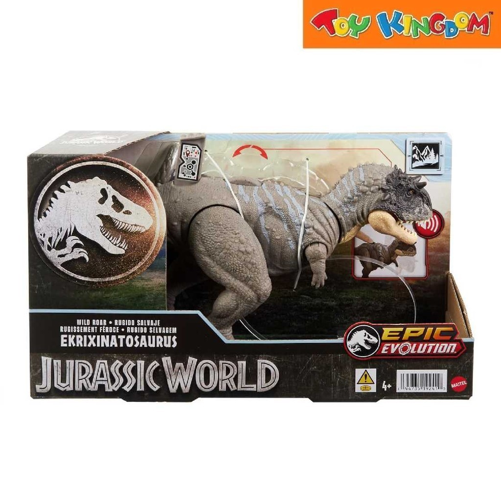 Jurassic World Epic Evolution Wild Roar Ekrixinatosaurus Action Figures ...