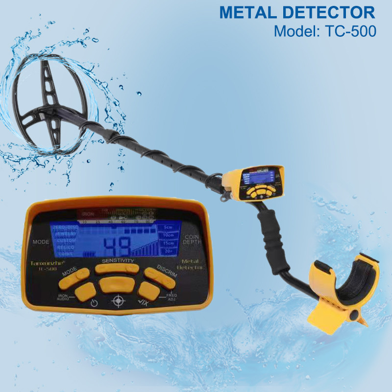 Professional Metal Detector with Digital Display Light Gold Digger ...