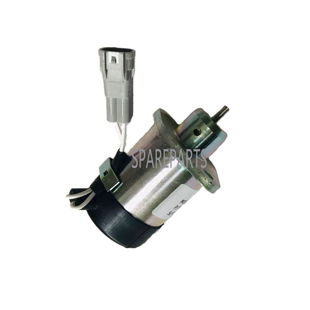 ☟12V V2607 V3307 Engine Shut off Solenoid Valve 1G528-60010 PS41CZ379 ...