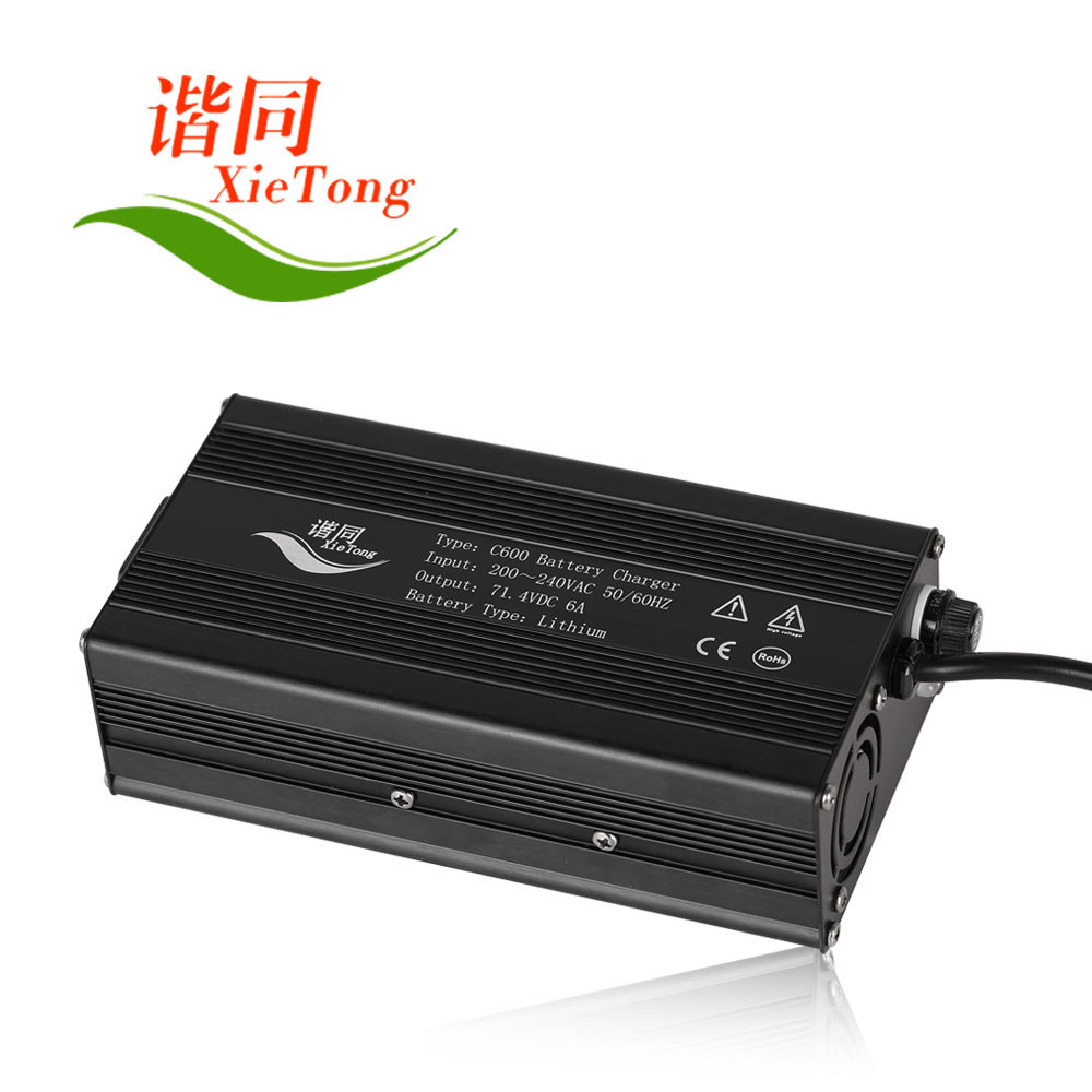 C600 60v6A 48V8A36V10A charger 17s 71.4v 5a 6a motor car battery ...