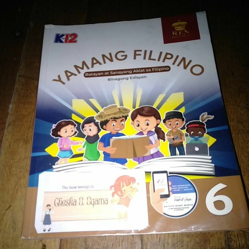 Yamang Filipino Batayan at Sanayang Aklat sa Filipino 6 | Shopee ...