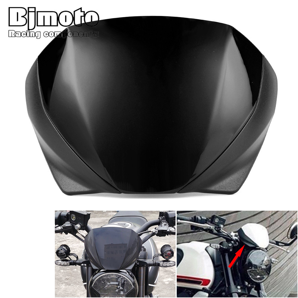 ღ660 Motorcycle Windshield Windscreen headlight upper shield For ...