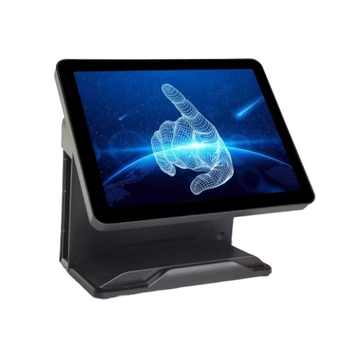 cash register pos machine 15.6 full HD screen foldable computer till ...