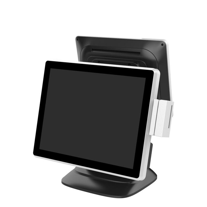Newpas Dual Touch Screen POS System Cash Register All in One Windows ...