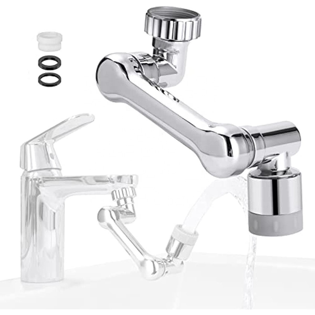 Plastic 2 Gears Universal Swivel Rotating Extension Aerator 1080 Faucet ...