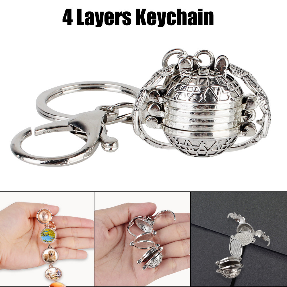 Angel Wings Flash Box Fashion Album Box 4 Layers Magic Photo Locket ...