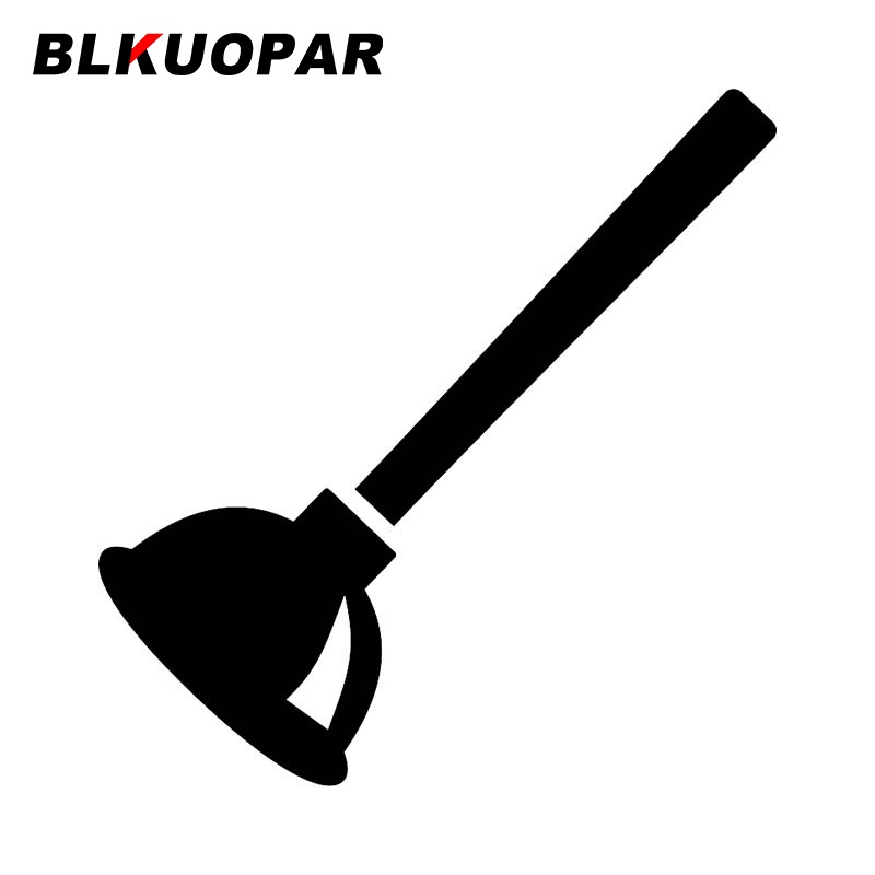 ~BLKUOPAR for Plunger Plumber Car Sticker Occlusion Scratch Graphics ...