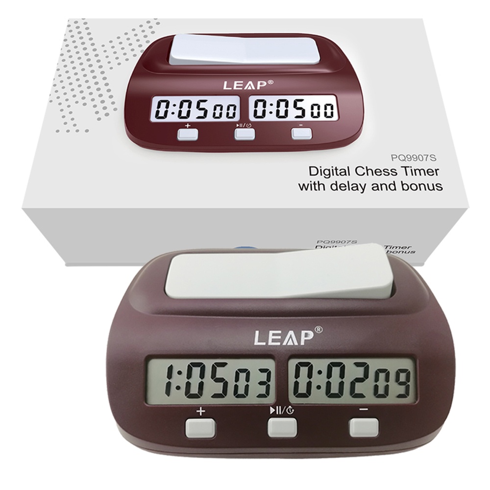 LEAP Digital Professional Chess Clock Count Up Down Timer Sport Electronic Clock I-GO ...