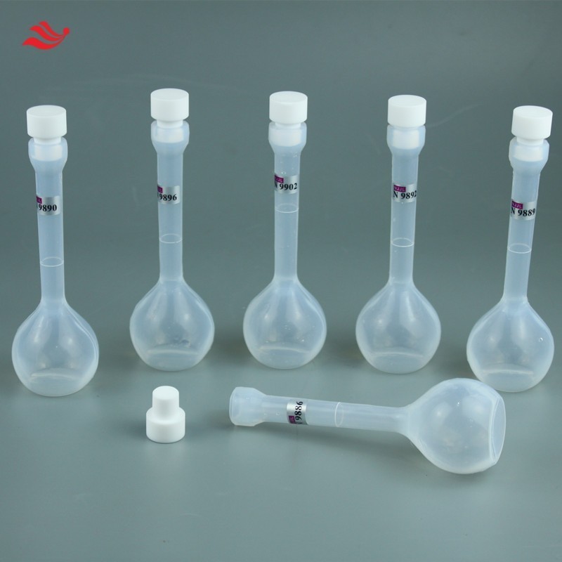 ☽50ml PFA volumetric flask is equipped with ICP-MS experiments, high ...