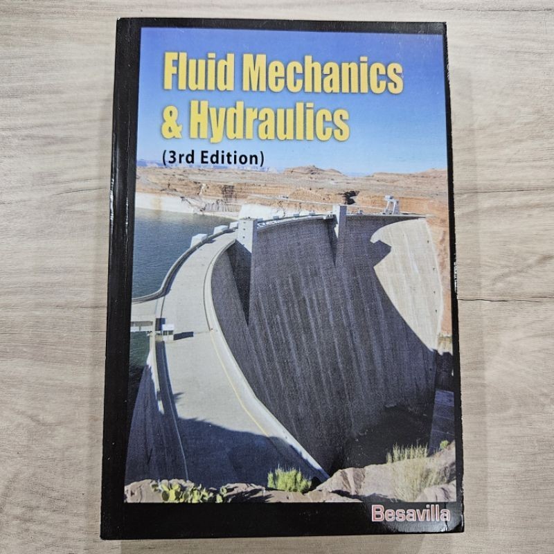 Fluid Mechanics & Hydraulics(3rd edition)by:Besavilla | Shopee Philippines