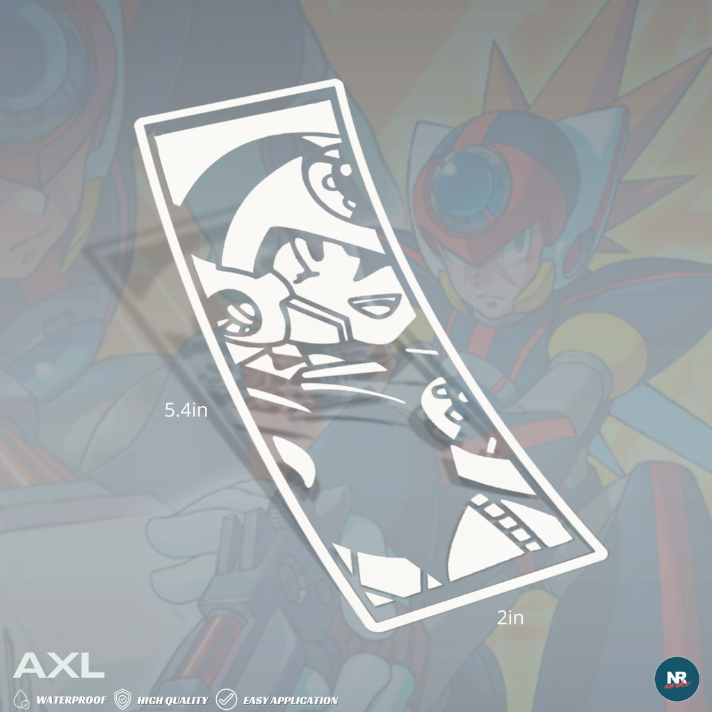 Axl Megaman X Vinyl Decal Anime Sticker | Shopee Philippines