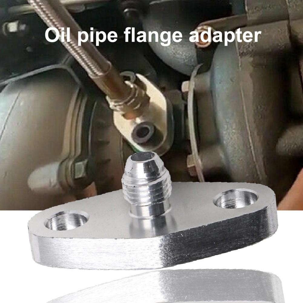 ♦Flange Adapter Oil Feed Line Flange Adapter Silver Color Flange ...