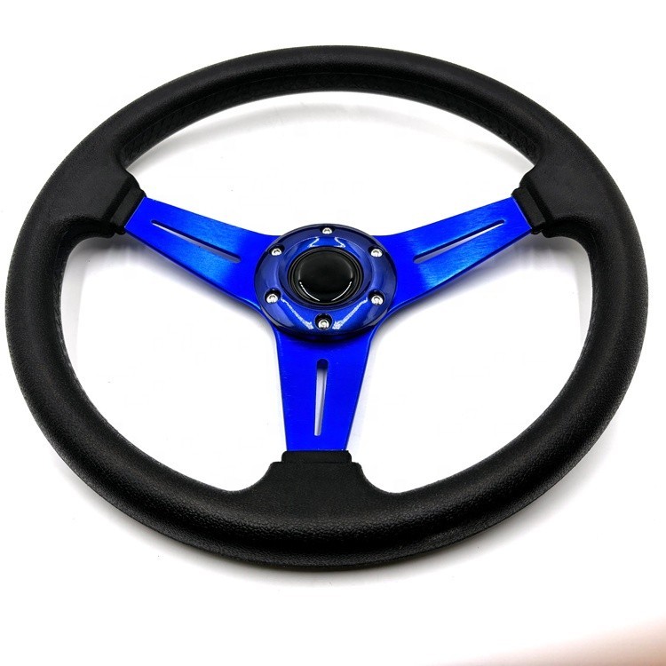 Leaders universal 14 inch PU blue bracket jdm racing car modified with ...