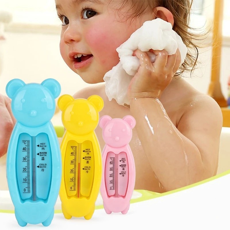 2023 New Cartoon Floating Bear Baby Water Thermometers Lovely Kids Bath ...