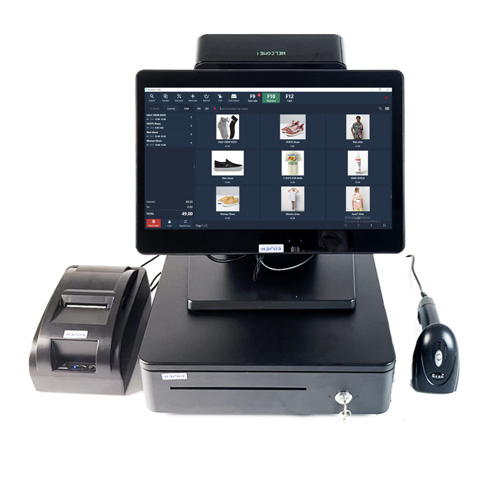 HSPOS Pos Machine System Window 10 With Free Pos Software Genuine ...