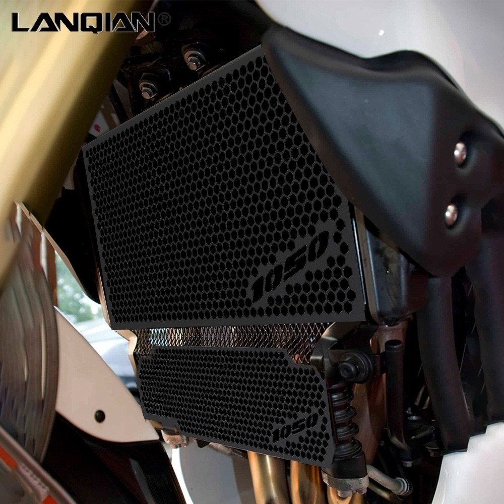 ۩Motorcycle Radiator Guard Tank Grille Shield Engine Cooler Protector ...