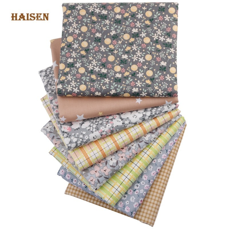 ☢8Pcs/Pack/40x50cm,Vintage Color,Printed Twill Cotton Fabric,Patchwork ...