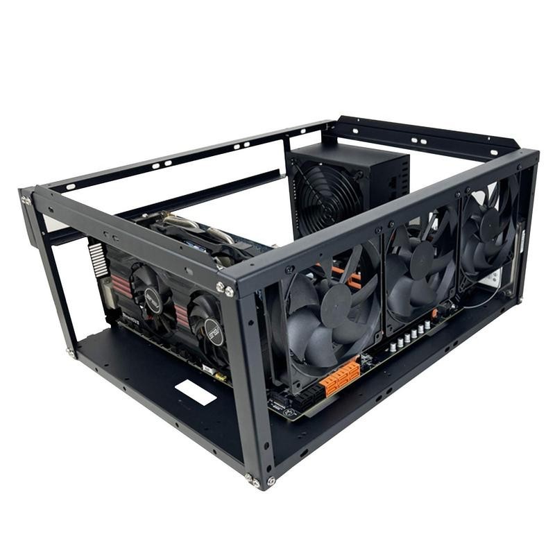 ♝E03 Stackable DIY Open Chassis X79 X99 Dual EATX Motherboard Compact ...