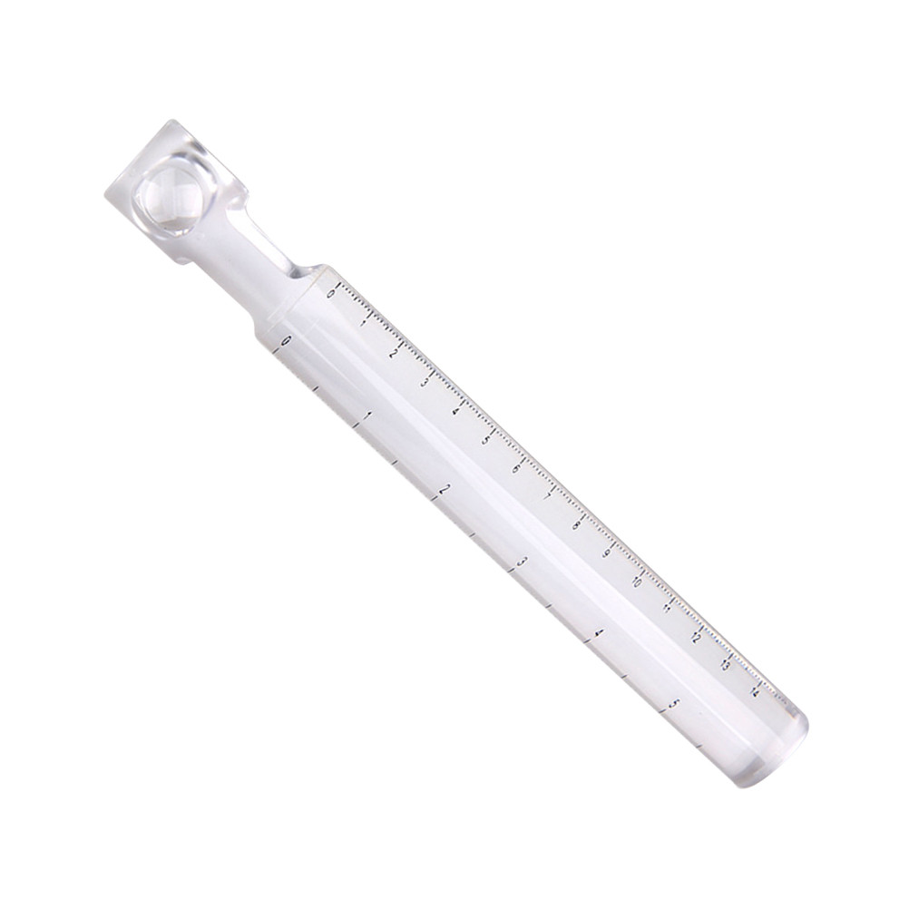 Rulers Ruler Magnifier Drawing Teaching Students Plastic Reading Scale ...