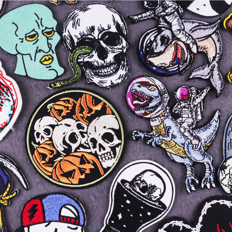 Dinosaur Stickers Embroidered Patches For Clothing Thermoadhesive ...