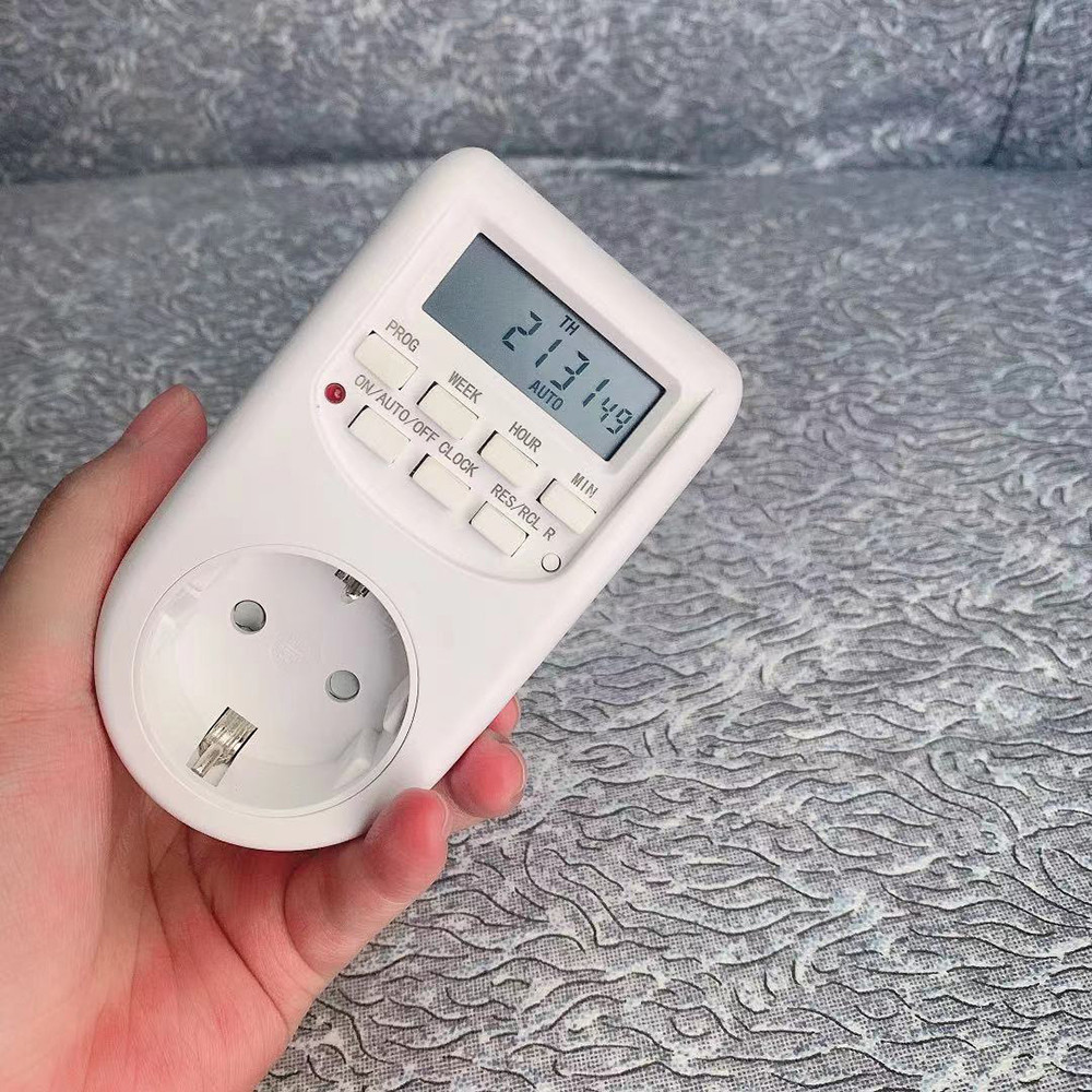 EU US Adjustable Digital Timer Switch Energy Saving Smart Power Socket ...