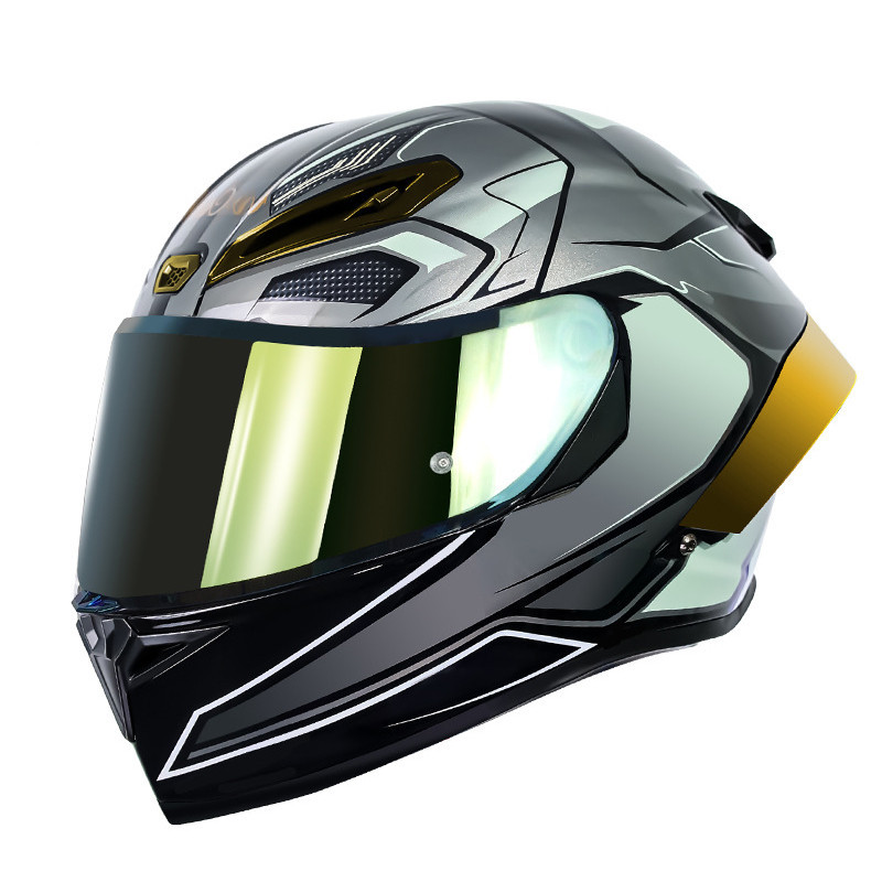 DOT 3c certified wholesale Big tail motorcycle helmet winter men's full ...
