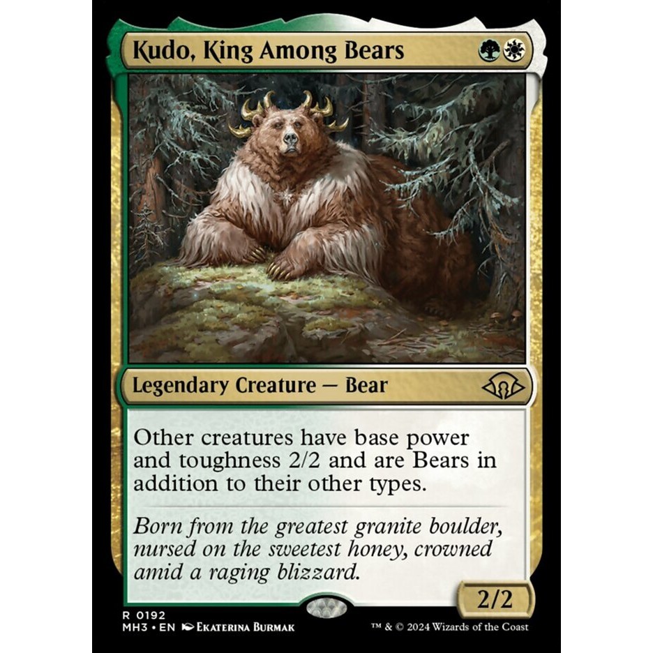Kudo, King Among Bears (HIGH QUALITY PROXY, CARD REQUEST AVAILABLE ...