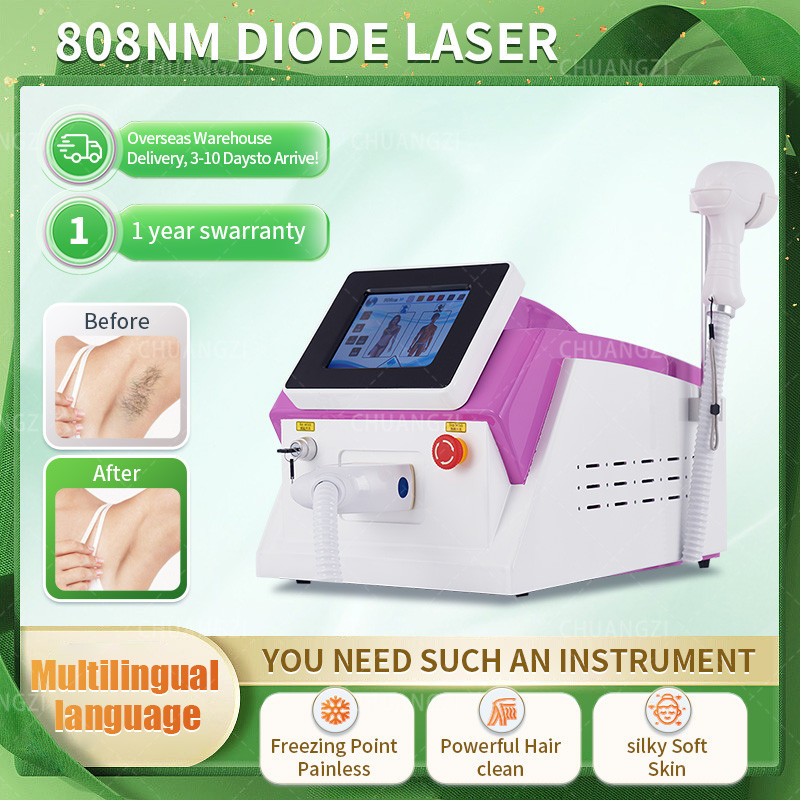 ☻2000W 3 Wavelength 2024 808 Diode Hair Removal Machine Professional Ce ...