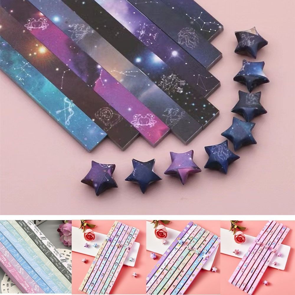 540 Sheets Origami Paper Stars DIY Hand Crafts Origami Lucky Star Paper ...