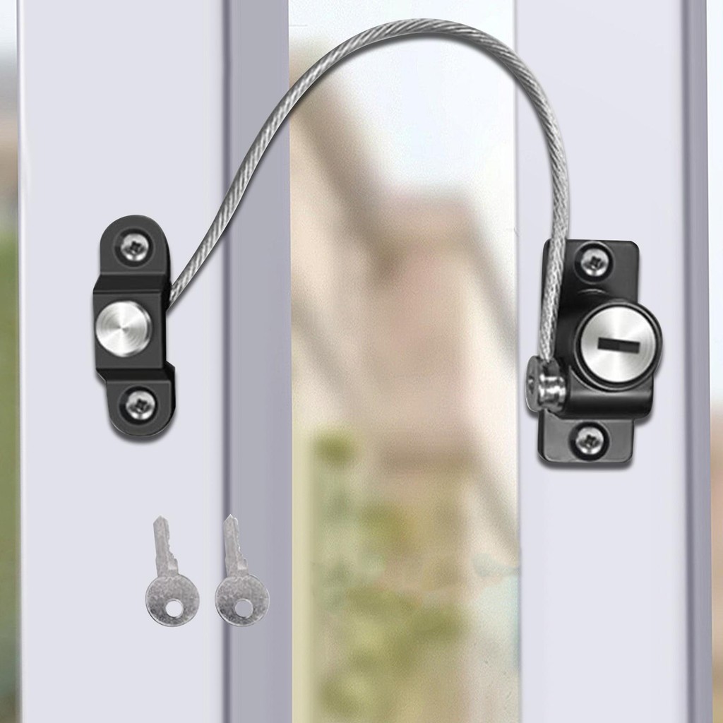 ♥Sliding Door Lock Protection Prevent Falling Professional Window Door ...