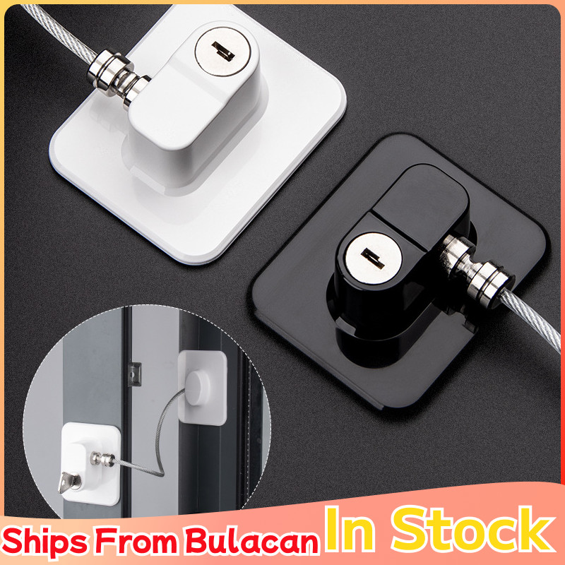 2PCS Refrigerator Lock Strong Adhesive Freezer Door Lock Child Safety ...